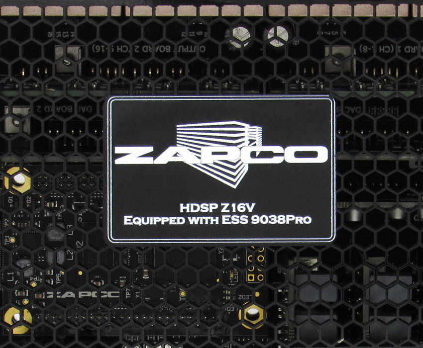 ZAPCO 8 Channels DSP with HD Player, ES9038PRO DAC