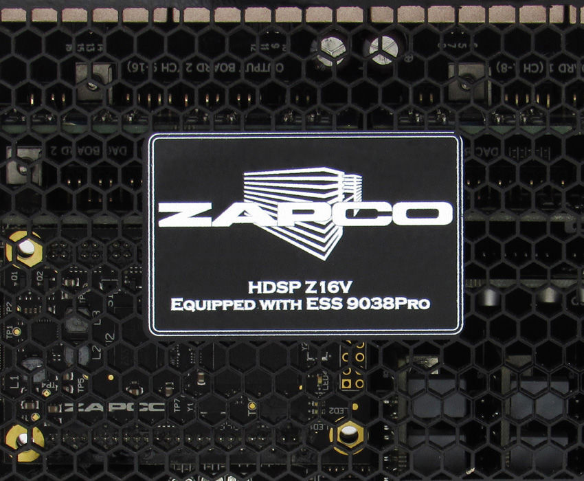 16 Channels DSP with HD Player, ES9038PRO DAC - ZAPCO